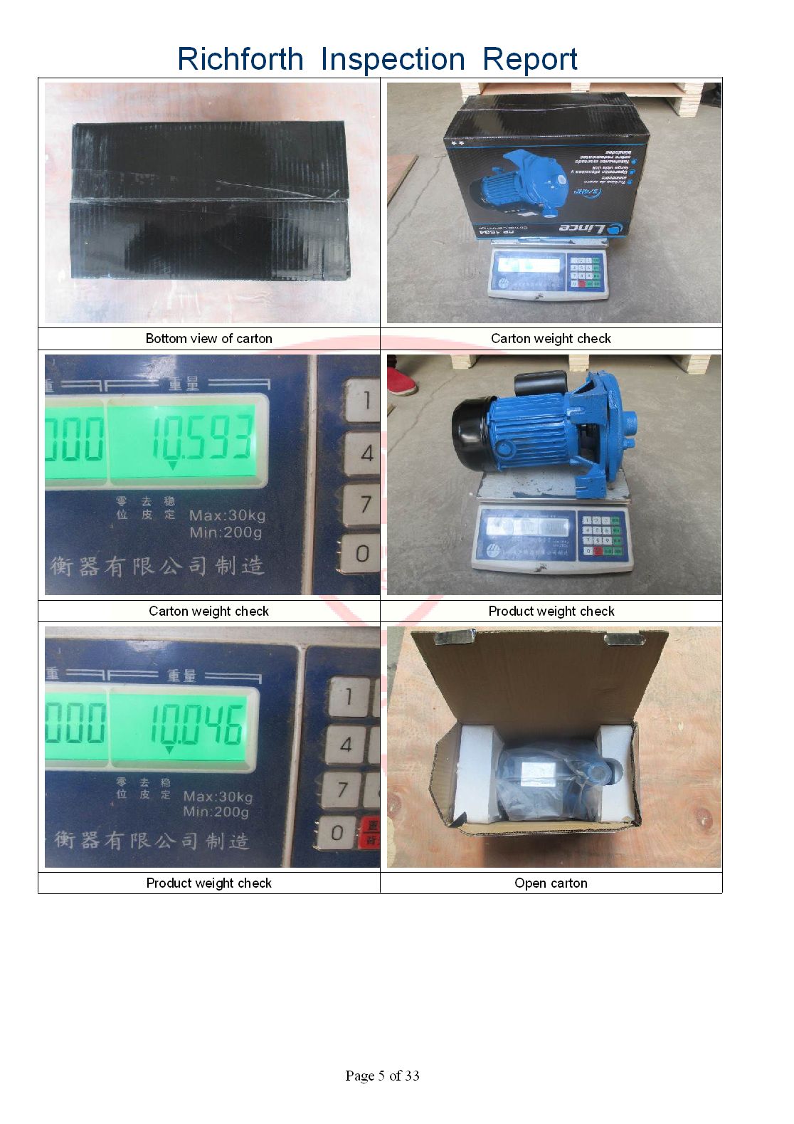Container Loading Inspection Report - China Inspection Services | $118. ...