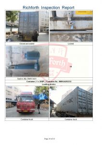 Container Loading Inspection Report - China Inspection Services ...
