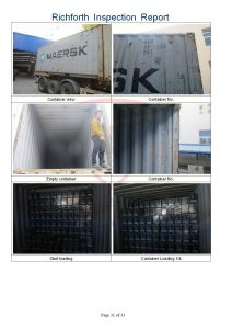 Container Loading Inspection Report - China Inspection Services ...